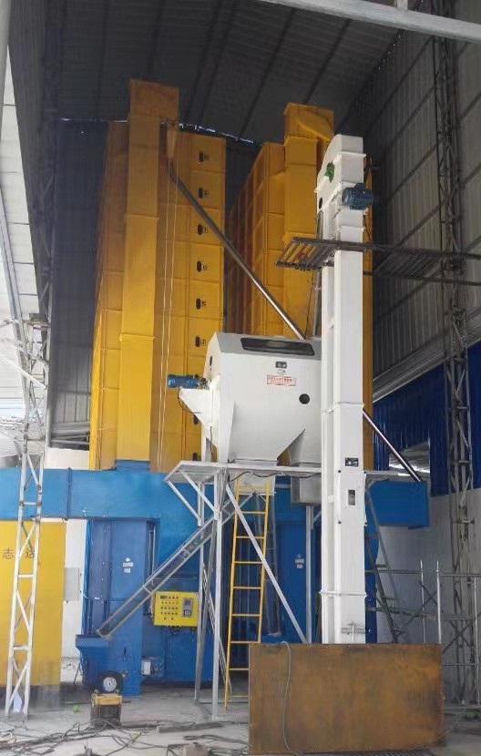 380V Custom Vertical Grain Dryer Tower , Agricultural Paddy Drying Machine