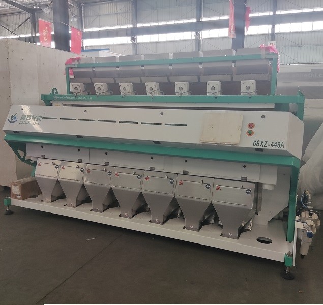 Parboiled Rice Color Sorter 7 Chutes 448 Channels Color Separator Machine